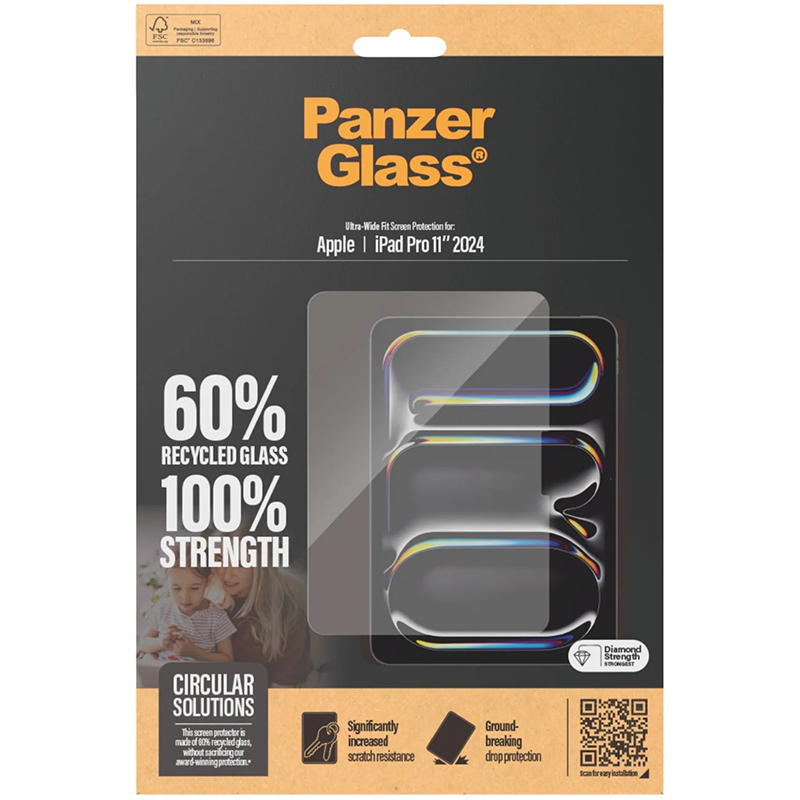Panzer Glass Verre de protection Ultra-Wide Fit iPad Pro 11 M4