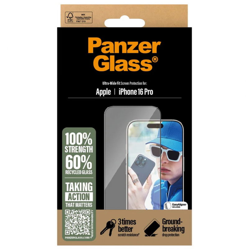 Panzer Glass Verre de protection iPhone 16 Pro