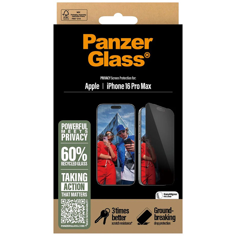 Panzer Glass Verre de protection Privacy iPhone 16 Pro Max